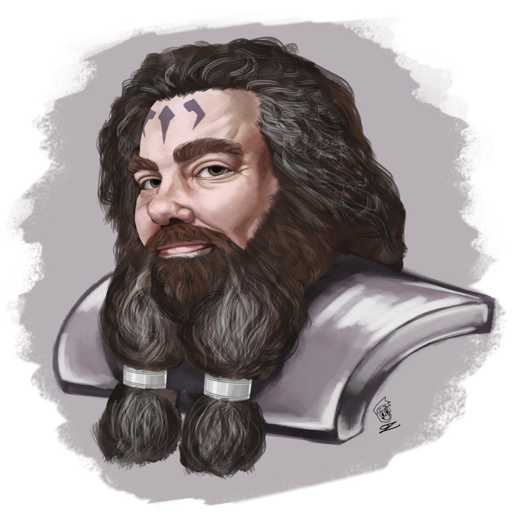 [CRITICAL ROLE] THE BLACKSMITH PALADIN PORTRAIT – Oz Durose